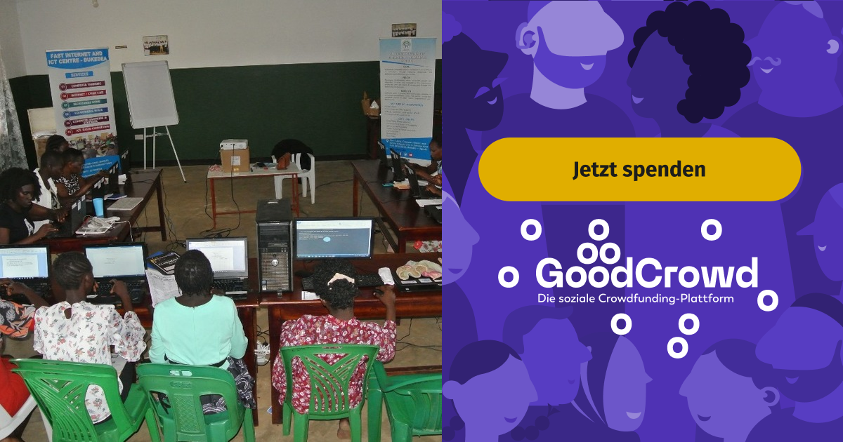Computer für Ausbildungsprojekt in Uganda | GoodCrowd.org