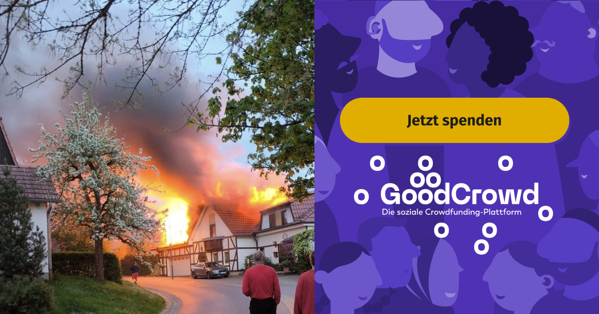 Hilfe für 5 köpfige Familie nach Hausbrand. | GoodCrowd.org