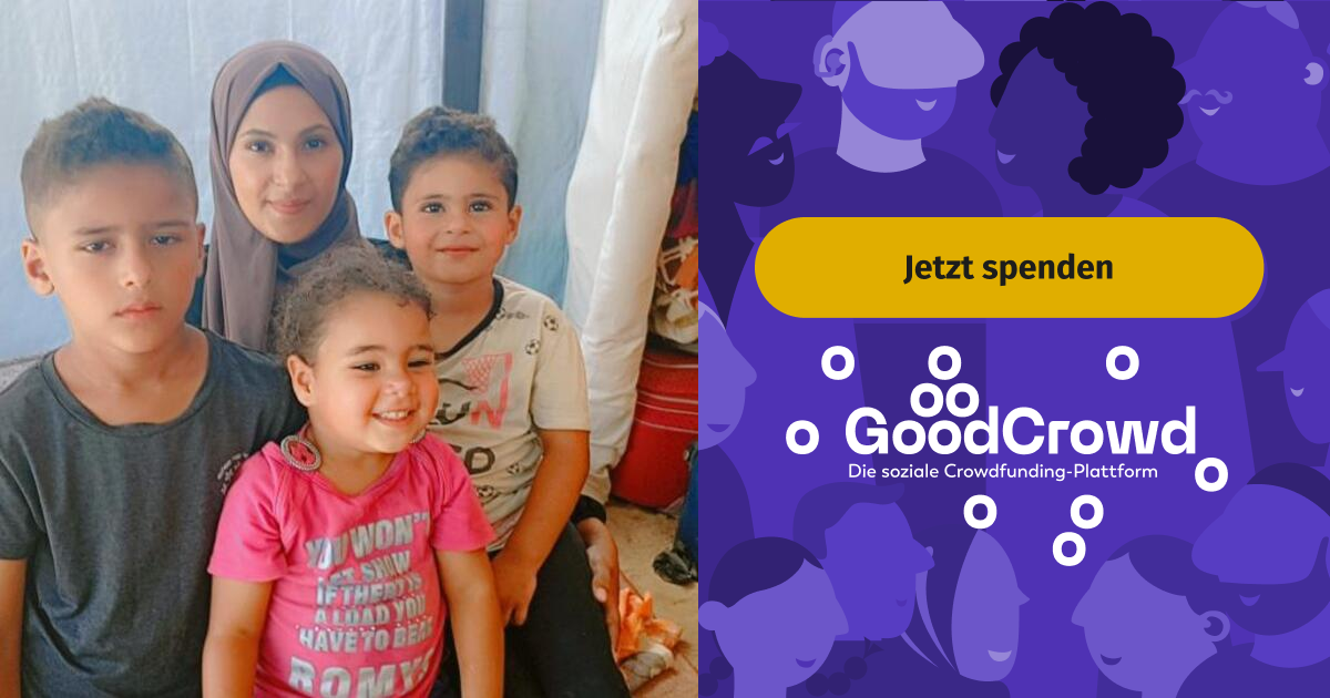 Überlebenshilfe für Ibtisam und ihre Kinder | GoodCrowd.org