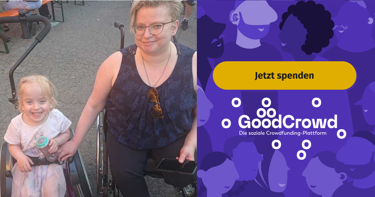 Spende für Nadja: für mehr Lebensqualität | GoodCrowd.org